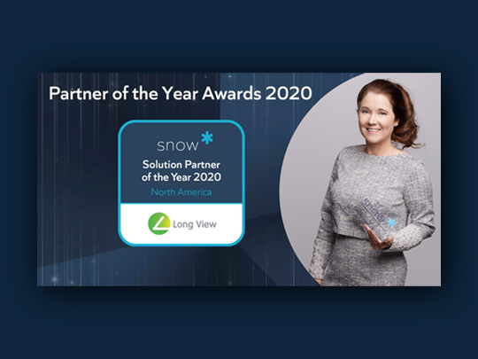 Long View Recognized by the 2020 Snow Partner Awards - Long View Systems