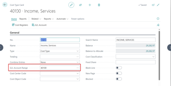 Dynamics 365 Business Central – Cost Accounting - Long View Systems