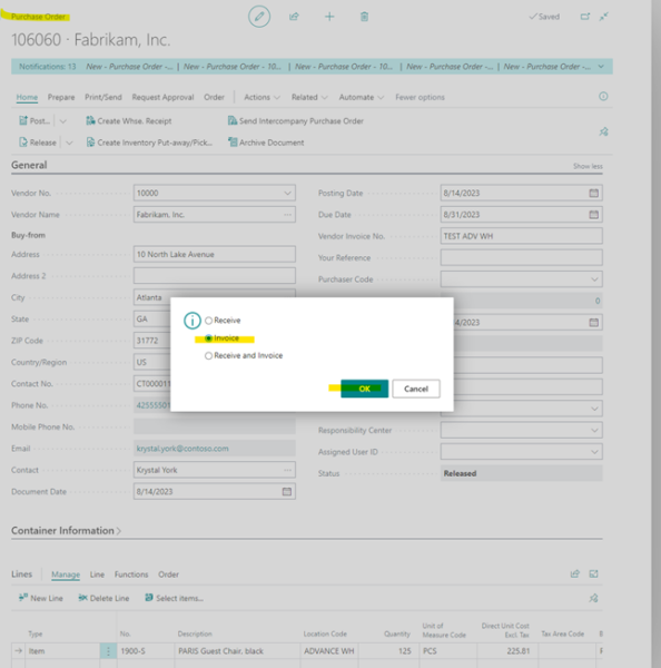 Microsoft Dynamics 365 Business Central - Advanced Warehouse Setup and ...