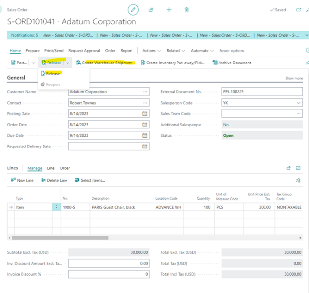 Microsoft Dynamics 365 Business Central - Advanced Warehouse Setup and ...